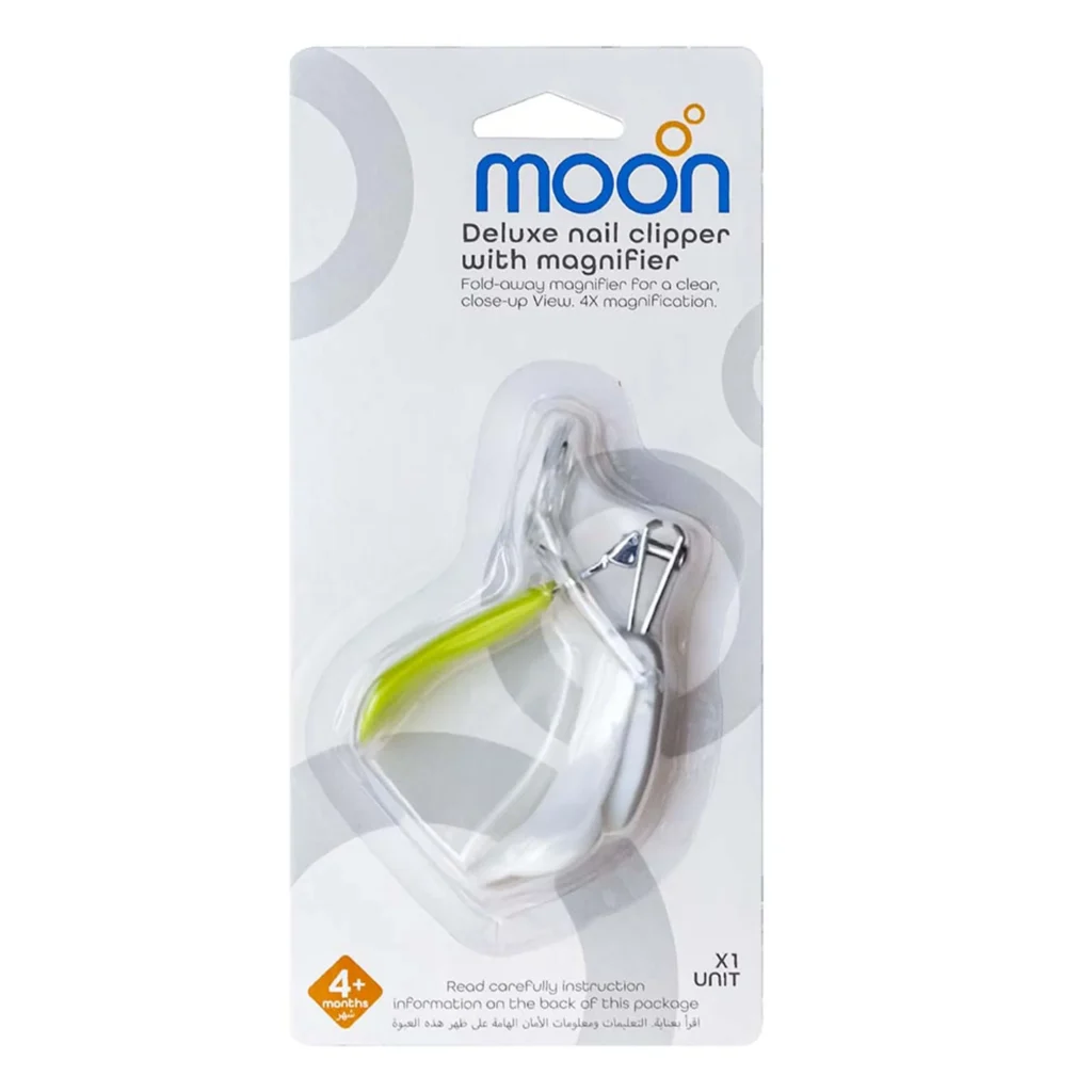 MOON deluxe nail clipper with magnifier - Halamumz